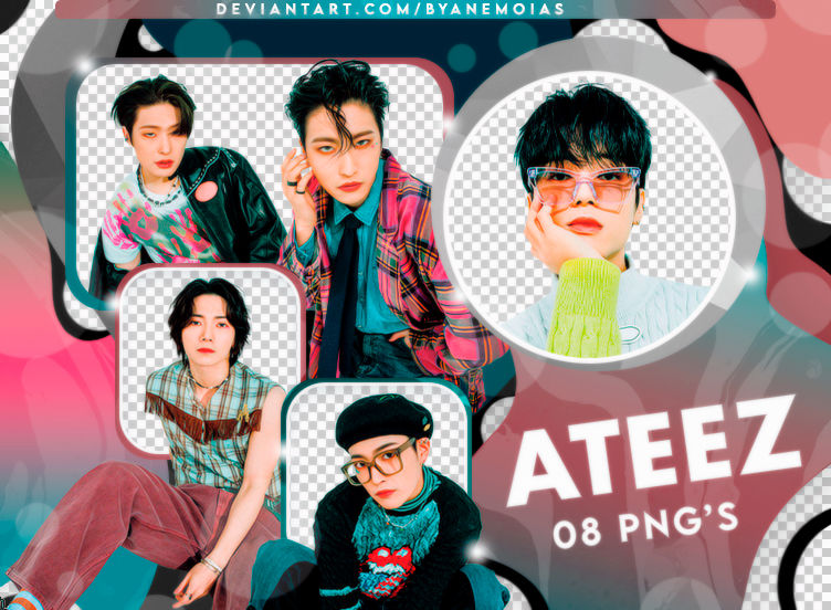ATEEZ (ZipperJP) - PNG PACK #5 by Anemoias by byAnemoias on DeviantArt