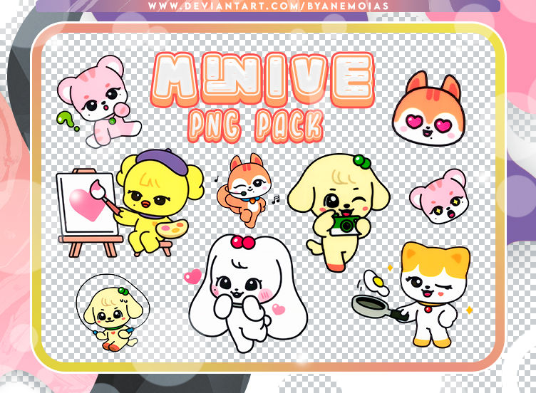 MINIVE (IVE) - PNG PACK #1 by Anemoias by byAnemoias on DeviantArt
