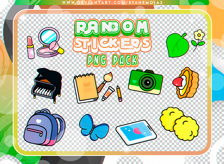 STICKERS - PNG PACK #8 by Anemoias by byAnemoias on DeviantArt