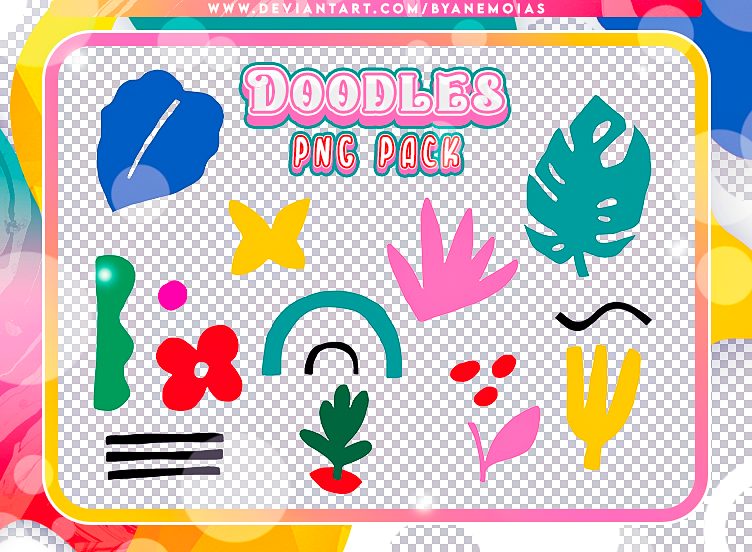 DOODLES - PNG PACK #12 by Anemoias by byAnemoias on DeviantArt