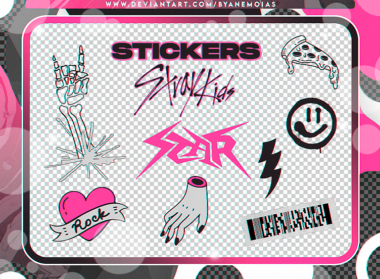 STICKERS (Stray Kids) - PNG PACK #9 by Anemoias by byAnemoias on DeviantArt