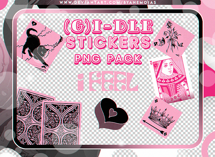 STICKERS (G-IDLE) - PNG PACK #10 by Anemoias by byAnemoias on DeviantArt