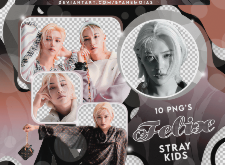 Felix (Stray Kids) - PNG PACK #17 by Anemoias by byAnemoias on DeviantArt