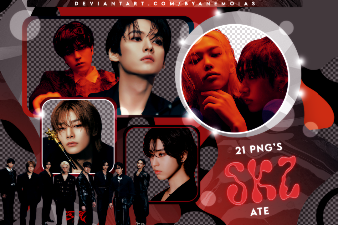 Stray Kids (ATE) - PNG PACK #90 by Anemoias by byAnemoias on DeviantArt