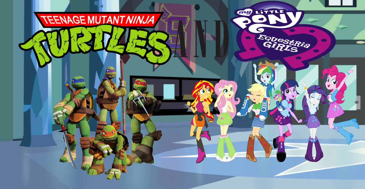 ninja turtles and the equestria girls by crossover-619 on DeviantArt