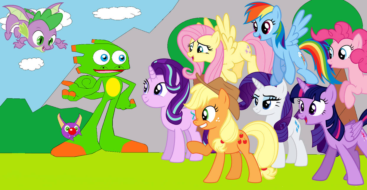 YOOKA-LAYLEE MEET MY LITTLE PONY by crossover-619 on DeviantArt