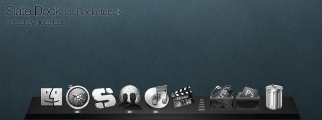 Slate Dock for Rocketdock by nodeffect on DeviantArt