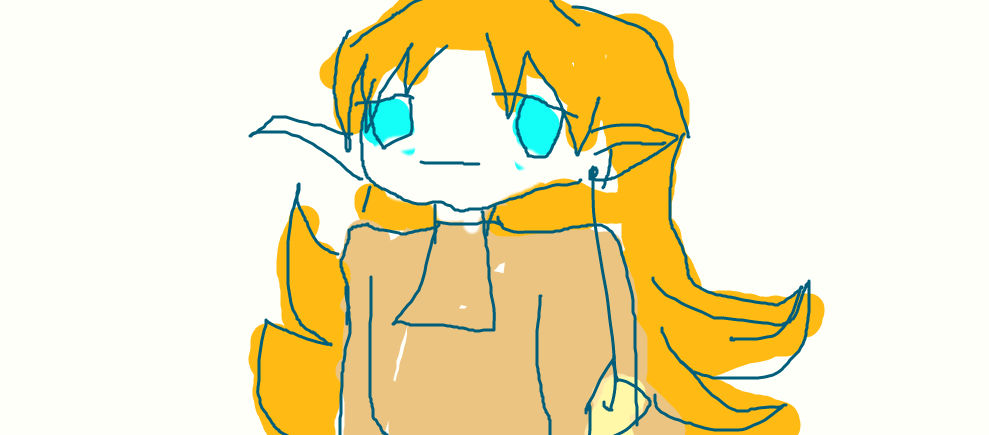 My first drawing is fan art! by CryistalClears on DeviantArt