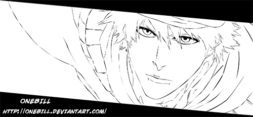 Bleach 555 : Ichigo - Line - [ File - PSD ] by OneBill on DeviantArt