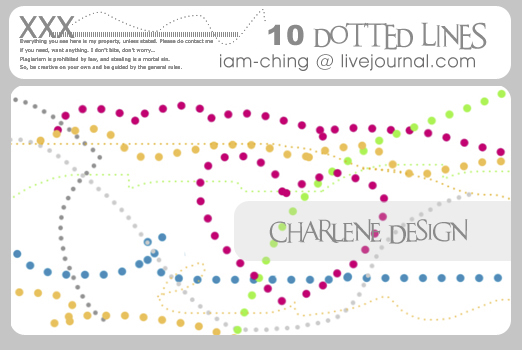 Dotted Lines set 01 by forpumpkin on DeviantArt