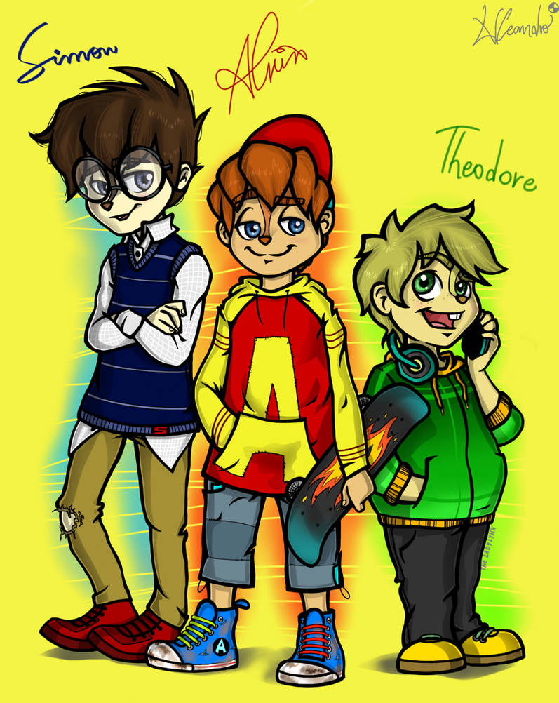 The Chipmunks by TheLadyLynx on DeviantArt