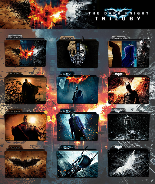 The Dark Knight Trilogy Folder Collection Pack by wchannel96 on DeviantArt