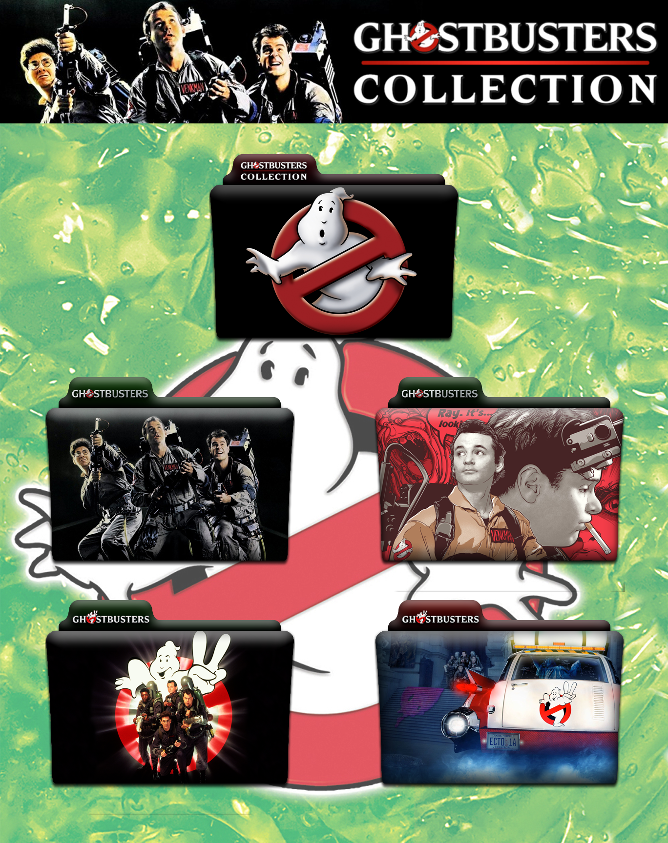 Ghostbusters Collection folder icons by wchannel96 on DeviantArt