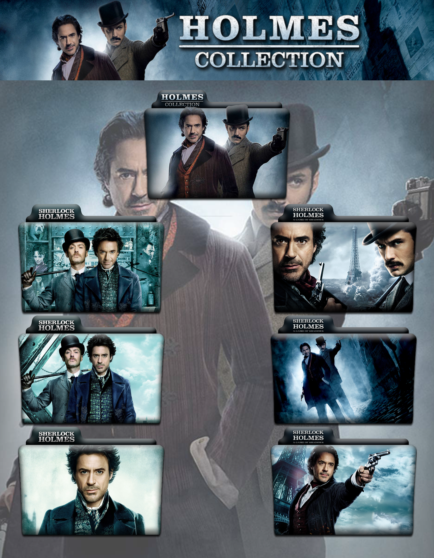 Sherlock Holmes Collection Folder Icon Pack by wchannel96 on DeviantArt