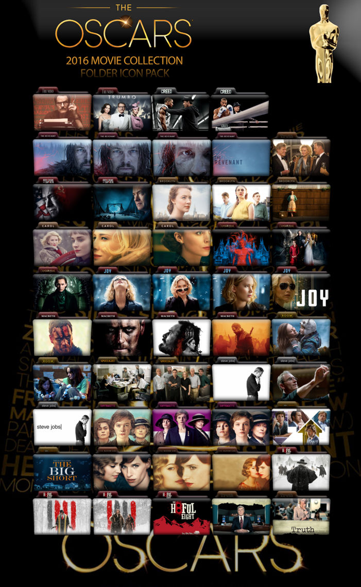 Oscar 2016 Movie Collection Folder Icon Pack by wchannel96 on DeviantArt