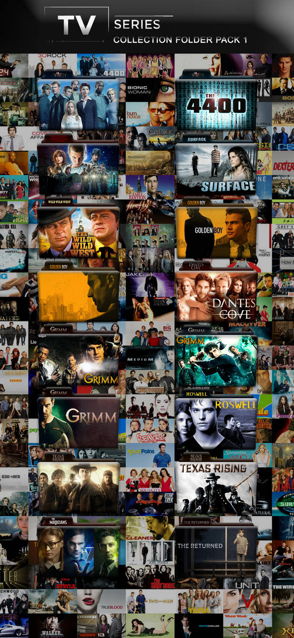 TV Shows Folder Icon Pack 1 by wchannel96 on DeviantArt