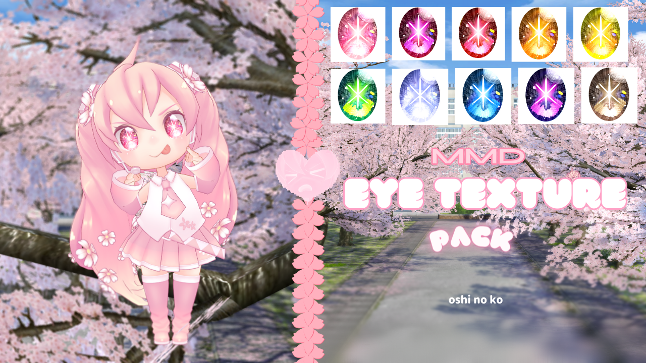 OSHI NO KO EYE PACK | MMD DL by Miku39s on DeviantArt