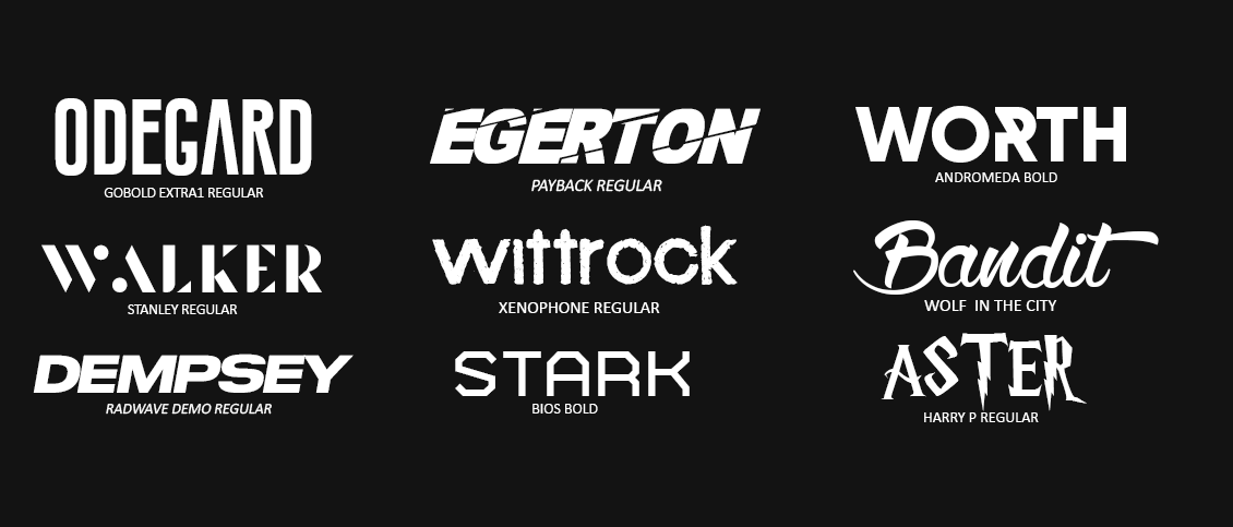 Fonts by hawkno1 on DeviantArt