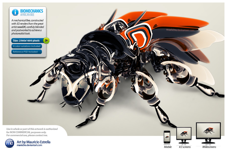 Bee-Bot - Wallpaper Pack by mauricioestrella on DeviantArt