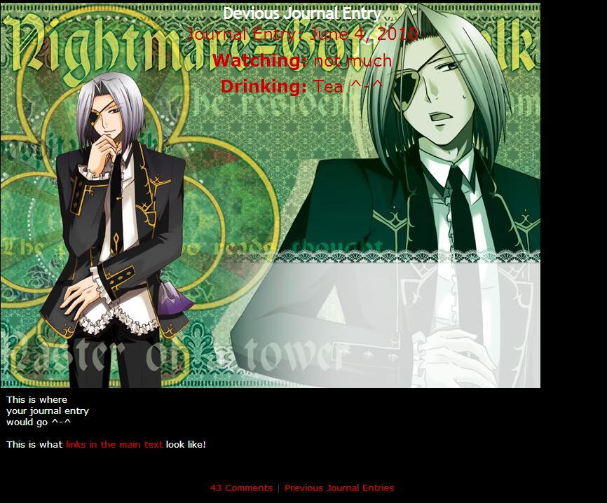 Nightmare CSS by Inu-Hinata on DeviantArt