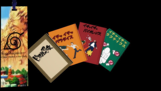 Jiraiya's books by LeaopardHeart on DeviantArt
