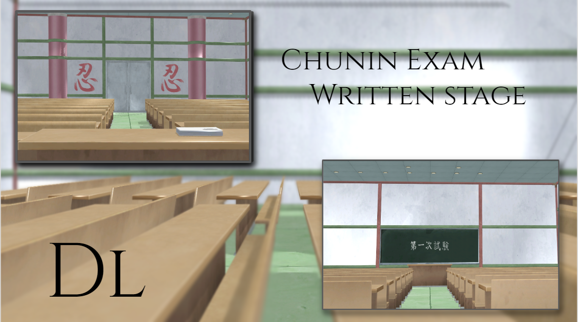 Chunin Written Exams Stage by LeaopardHeart on DeviantArt