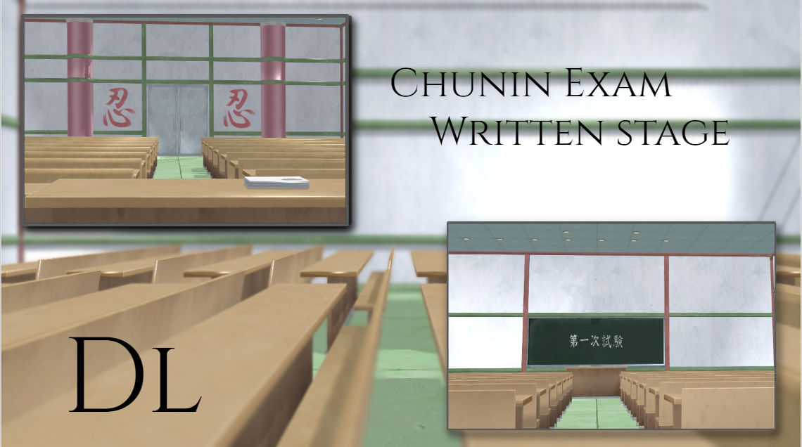 Chunin Written Exams Stage by LeaopardHeart on DeviantArt
