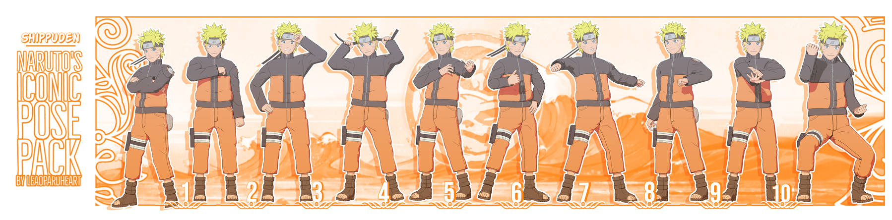 Naruto Shippuden Iconic Pose Pack DL by LeaopardHeart on DeviantArt