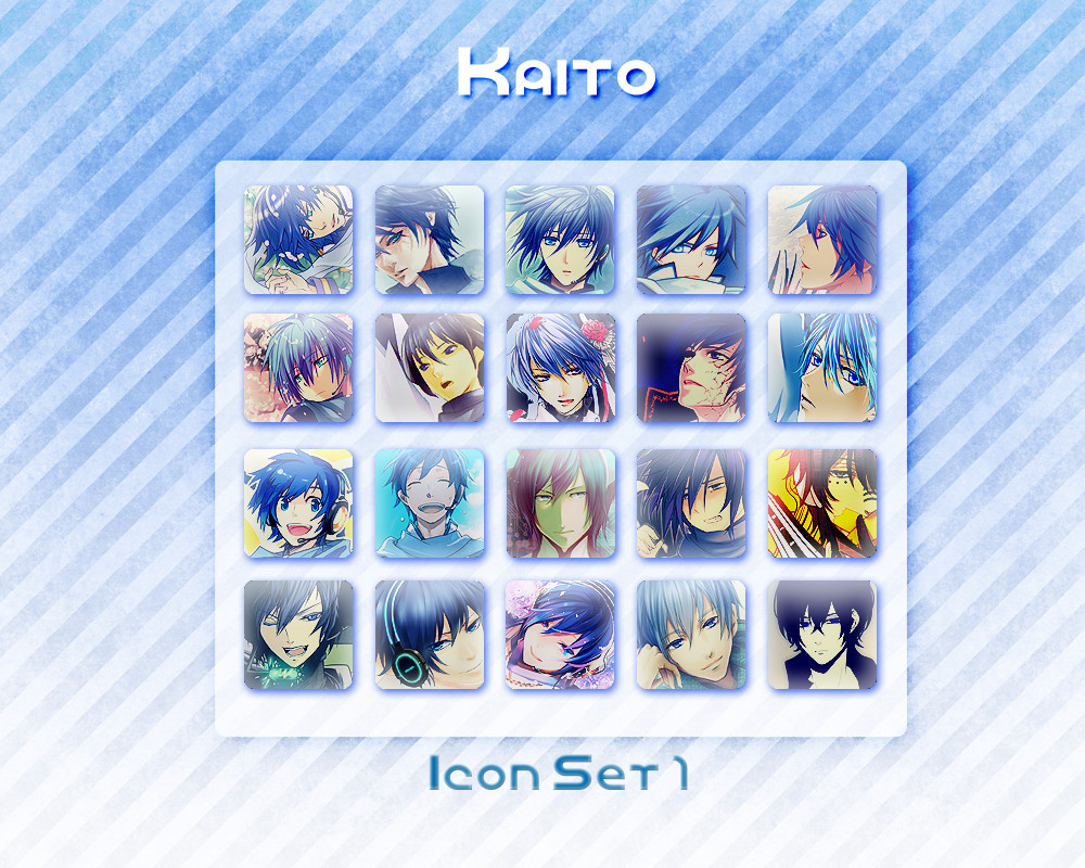 Kaito Icon Set 1 by Xoriu on DeviantArt
