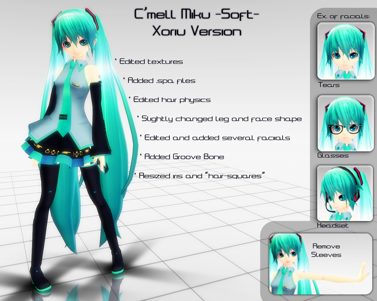 C'mell Miku -Soft- Xoriu Version DL by Xoriu on DeviantArt