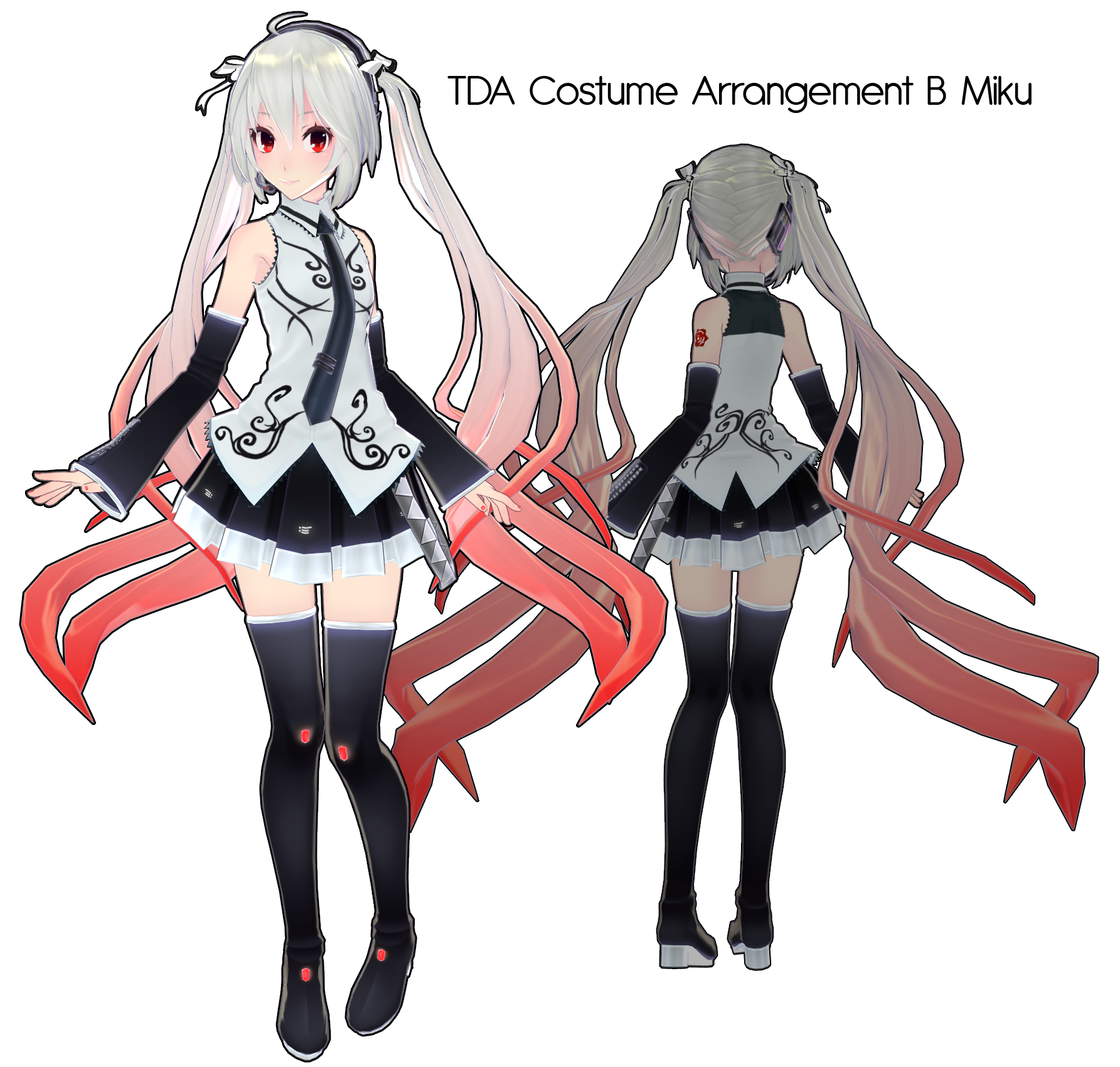 TDA Costume Arrangement B Miku DL by Xoriu on DeviantArt