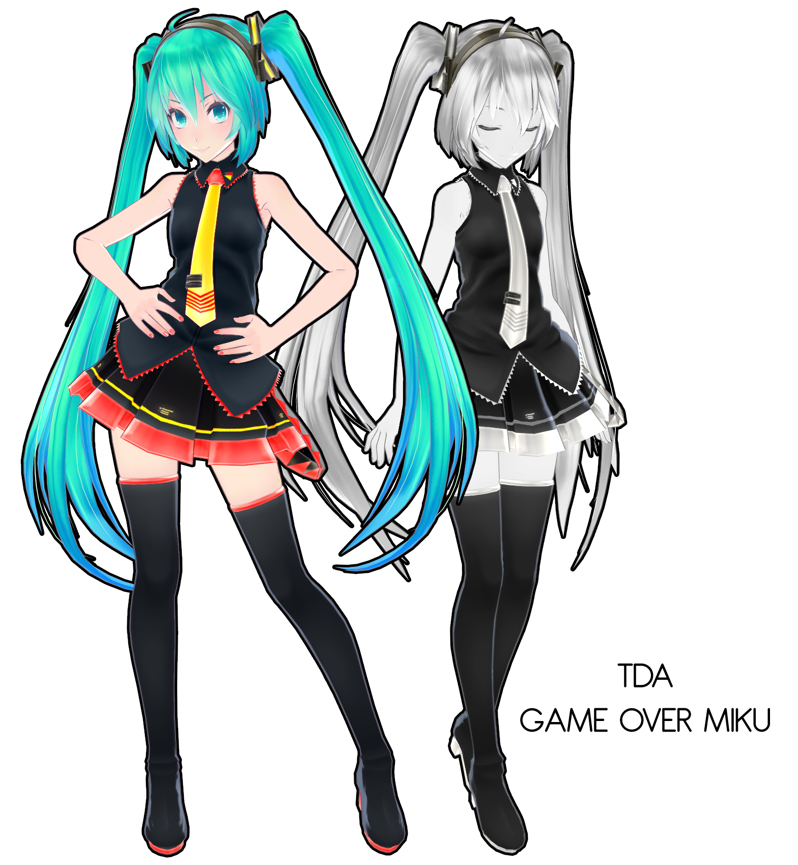 TDA GAME OVER Miku DL by Xoriu on DeviantArt