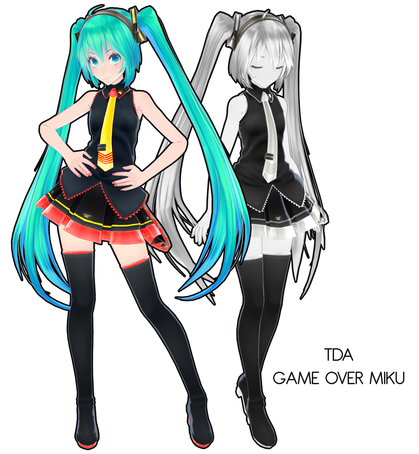 TDA GAME OVER Miku DL by Xoriu on DeviantArt