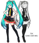 Tda Miku Append : WIP ver1.03 - DL Improved model by TOUKO-P on DeviantArt