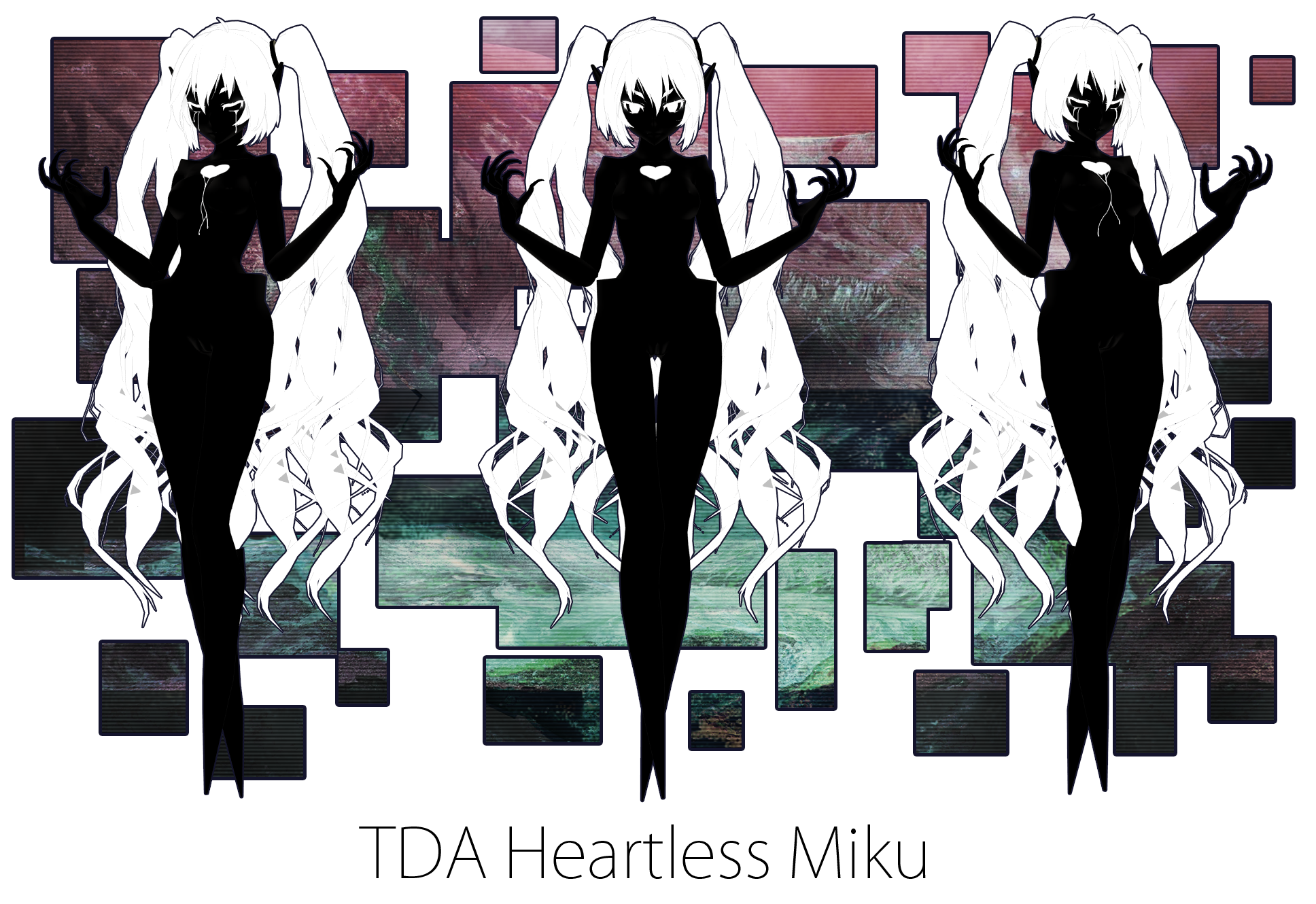 TDA Heartless Miku DL by Xoriu on DeviantArt