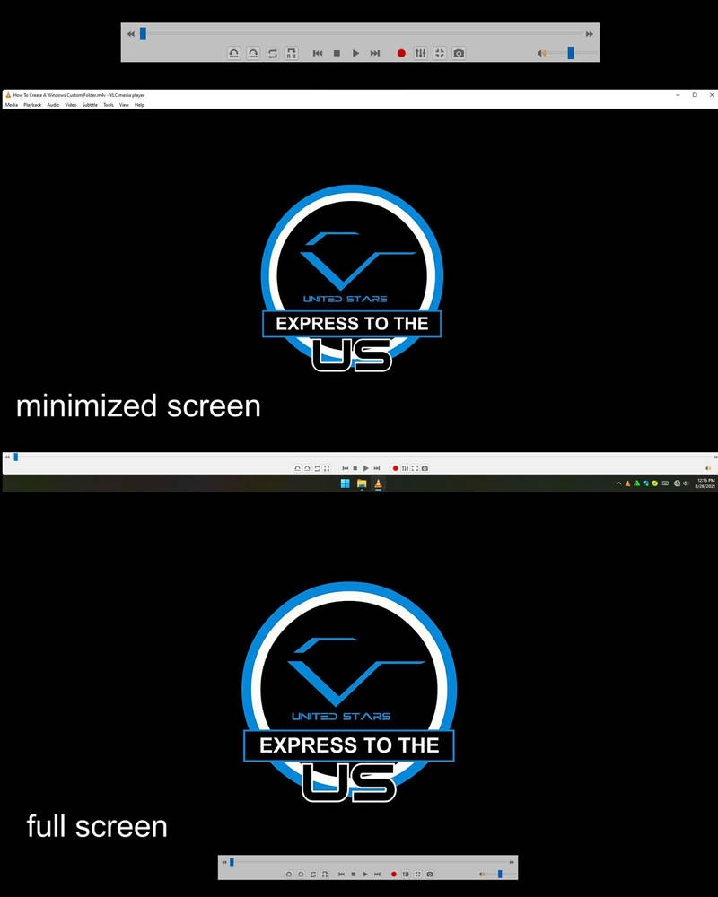 VLC Minimalist User Interface (United Stars UI) by UnitedStars on ...