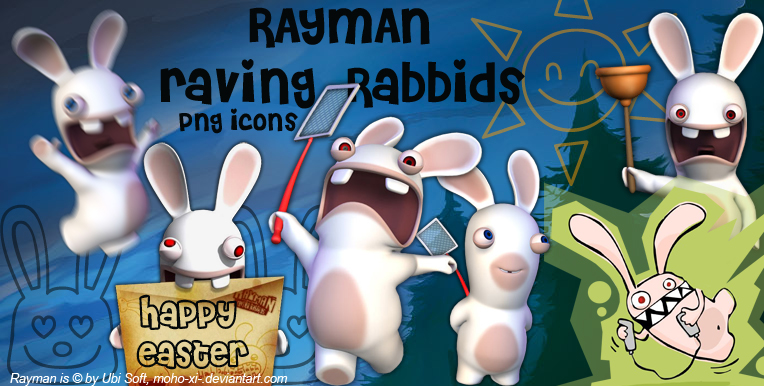 Rayman Raving Rabbids PNG Icon by moho-xi- on DeviantArt