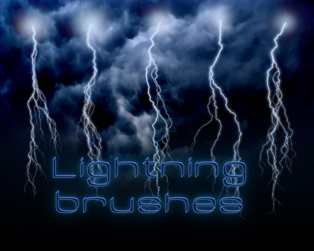 Lightning brushes Hi Res by Bull53Y3 on DeviantArt