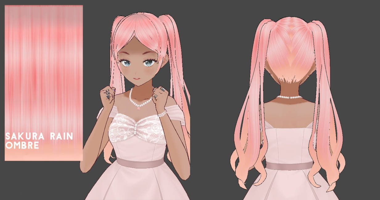 Hair Color w/Texture: Sakura Rain [Vroid Studio] by xValorevii on ...