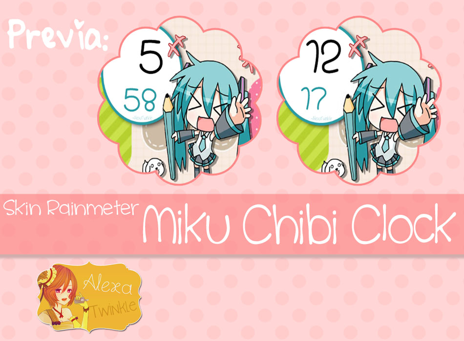 Miku Chibi Clock by AlexaTwinkle on DeviantArt