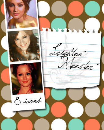 Leighton Meester Icons by TheMidnighter16 on DeviantArt