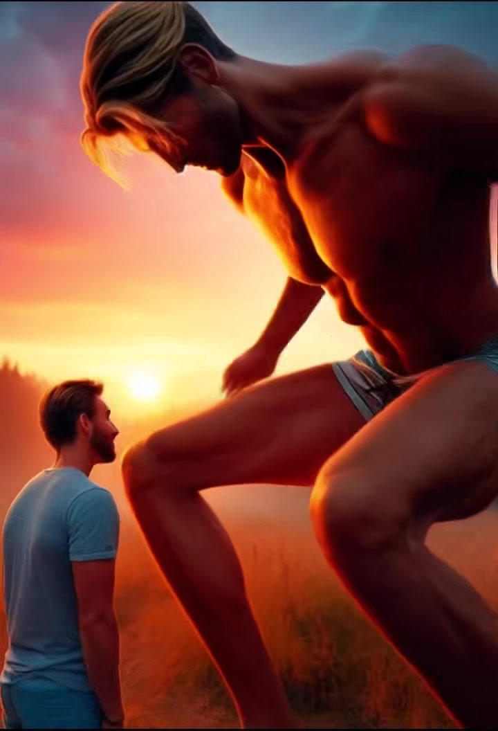 Looks like you could use a pick-me-up little guy 4 by HotGiantsMuscleHunks on DeviantArt