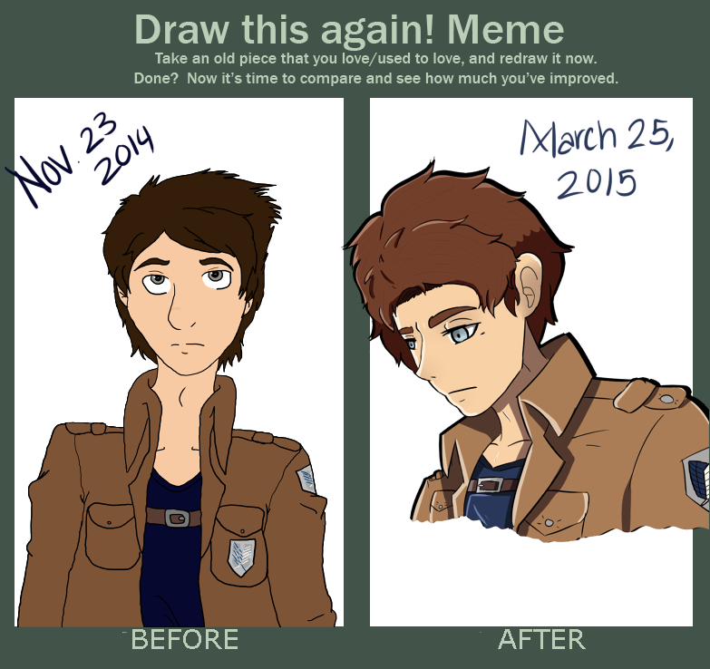 Before and After Meme: Riley Sterling by Japandaa on DeviantArt