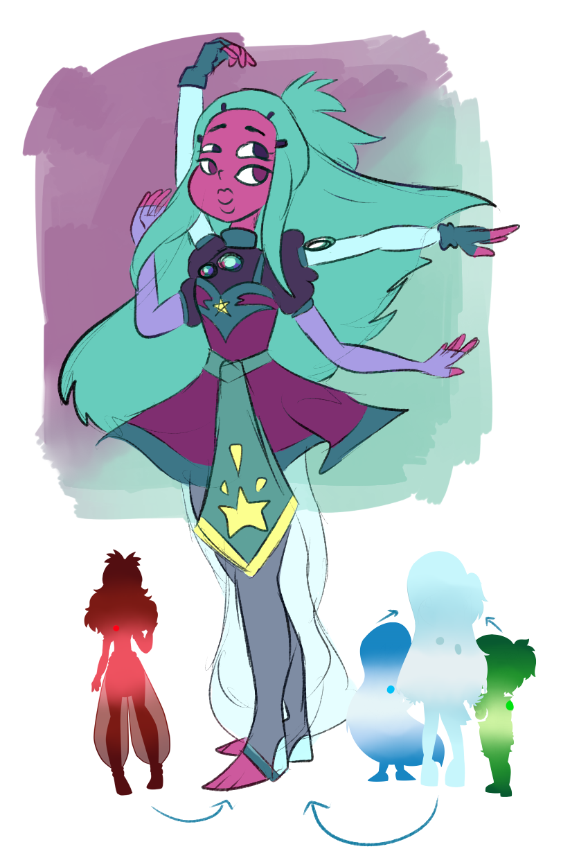SUOC: Alexandrite Fusion Sketch by Japandaa on DeviantArt
