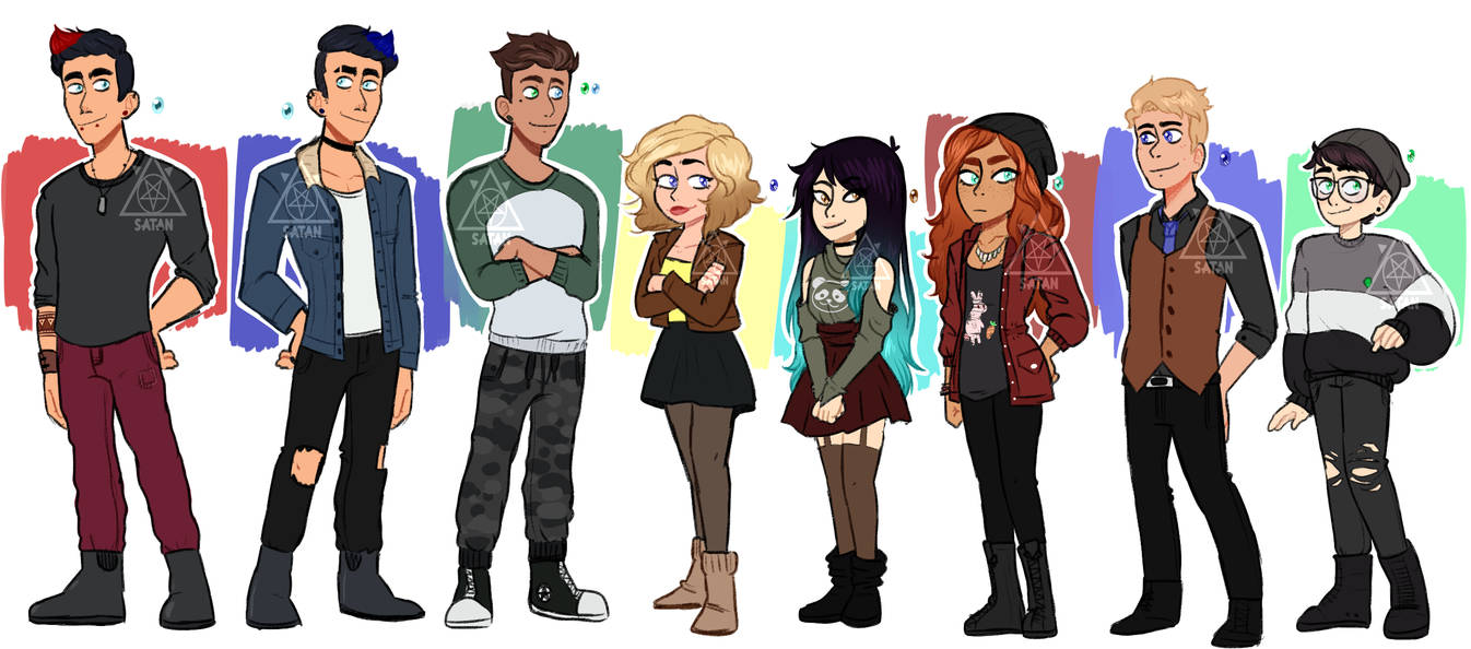 Ocs: My Main Children '18 by Japandaa on DeviantArt