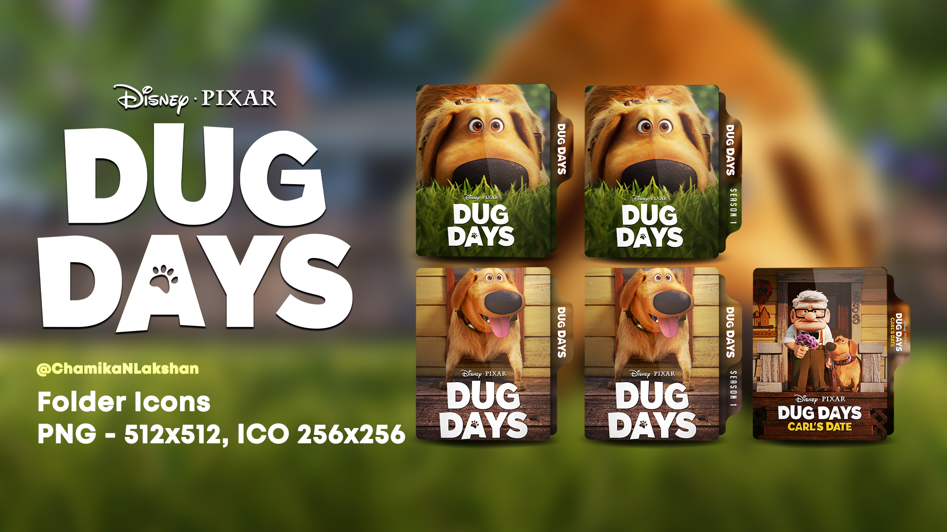 Dug Days S01 and Carl's Date Folder Icons by ChamikaNLakshan on DeviantArt