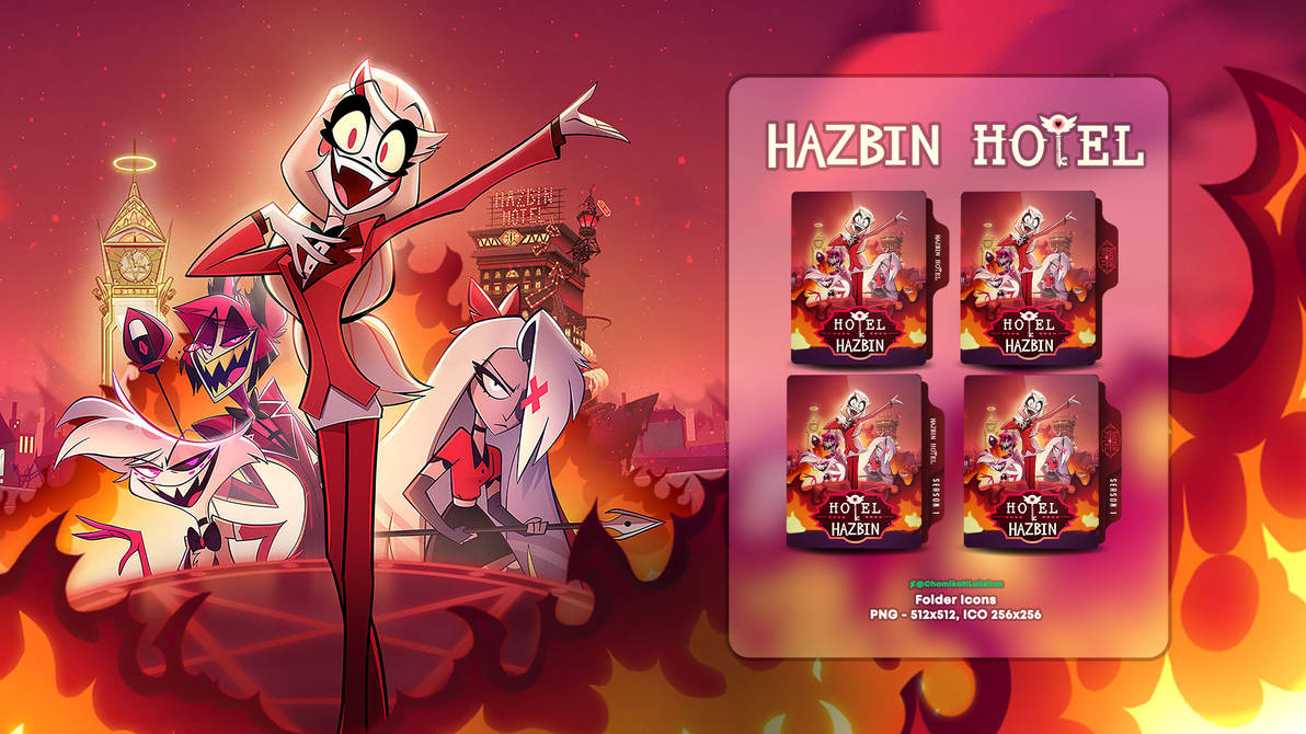 Hazbin Hotel S01 Folder Icons by ChamikaNLakshan on DeviantArt