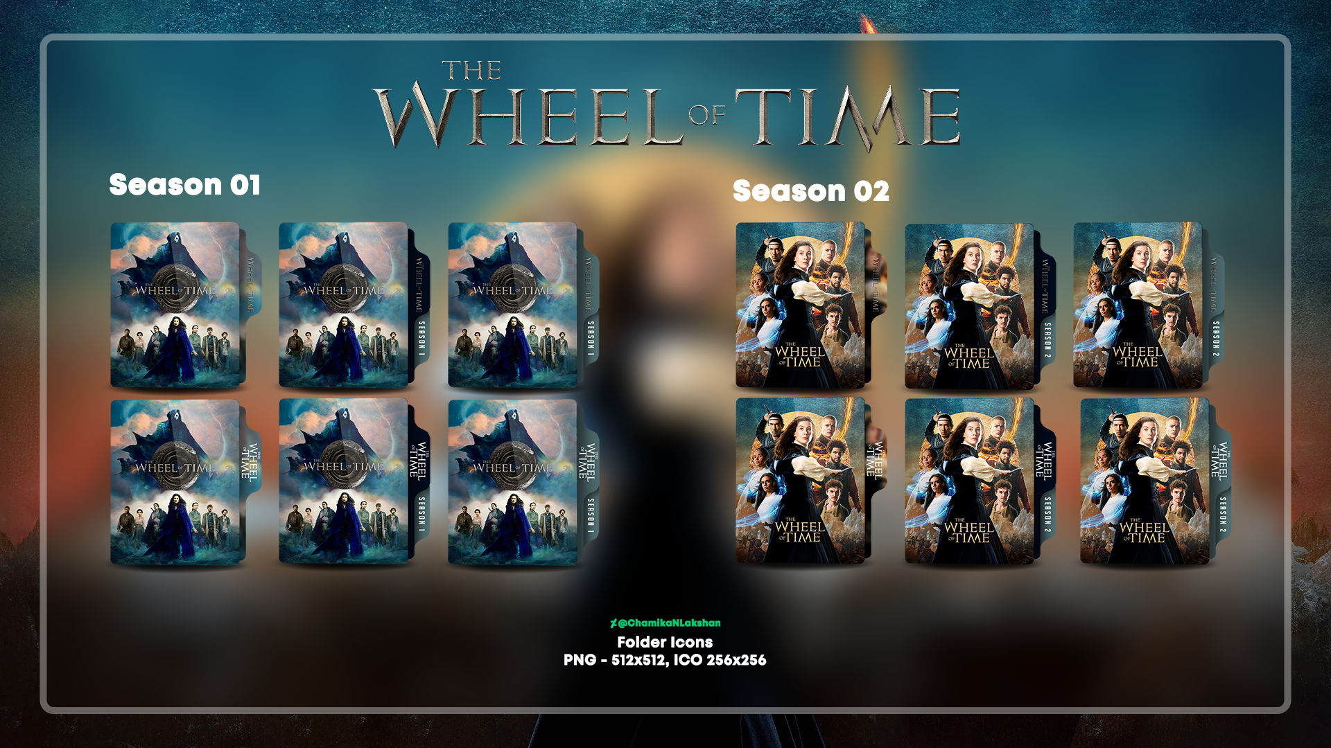 Wheel of Time S01 and S02 Folder Icons - V1 + V2 by ChamikaNLakshan on DeviantArt