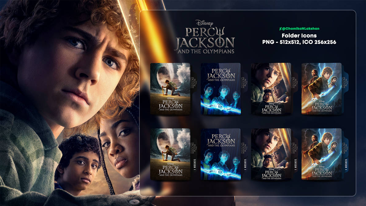 Percy Jackson and the Olympians S01 Icons - V2 by ChamikaNLakshan on ...