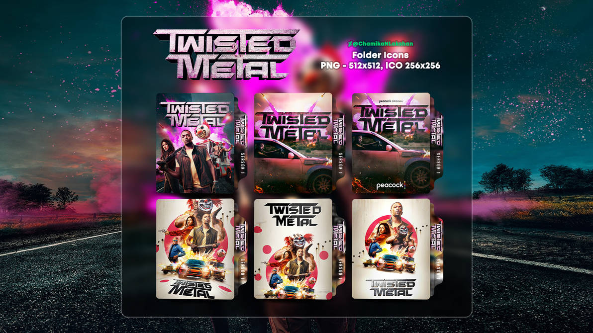 Twisted Metal S01 Folder Icons - V2 by ChamikaNLakshan on DeviantArt